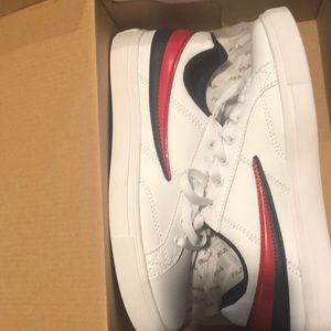 Fila | Shoes | Navy Blue Interior White Red And Blue Exterior | Poshmark